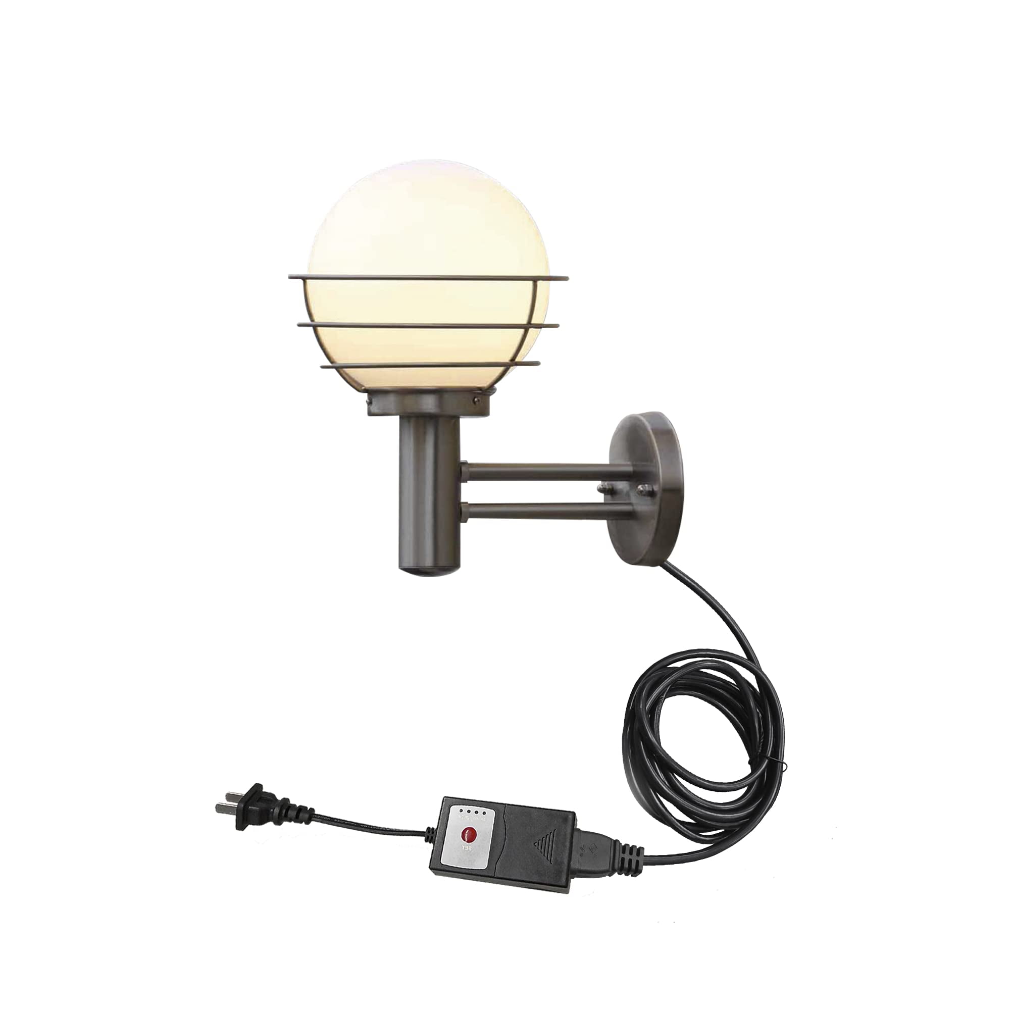 FSLiving White PMMA Upward Wall Lamp with Auto Timer IP54 with UL ...