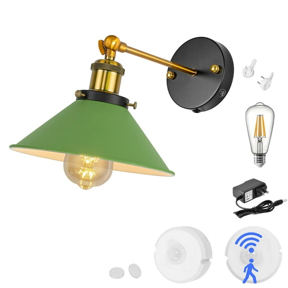 FSLiving Wireless PIR Motion Sensor Light Sensing 5600mAh Rechargeable ...