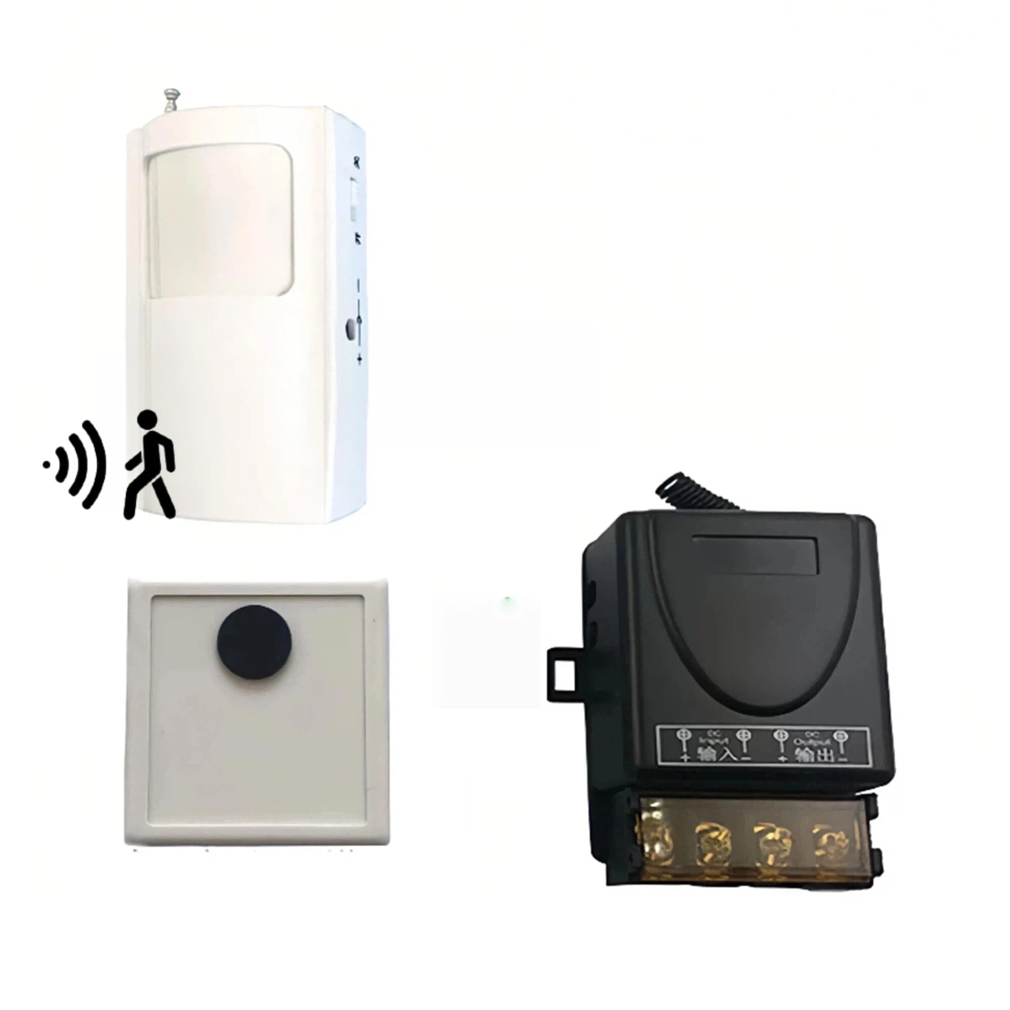 FSLiving Wireless Presence Sensor Kit, Linear Wide-Range Sensor with ...