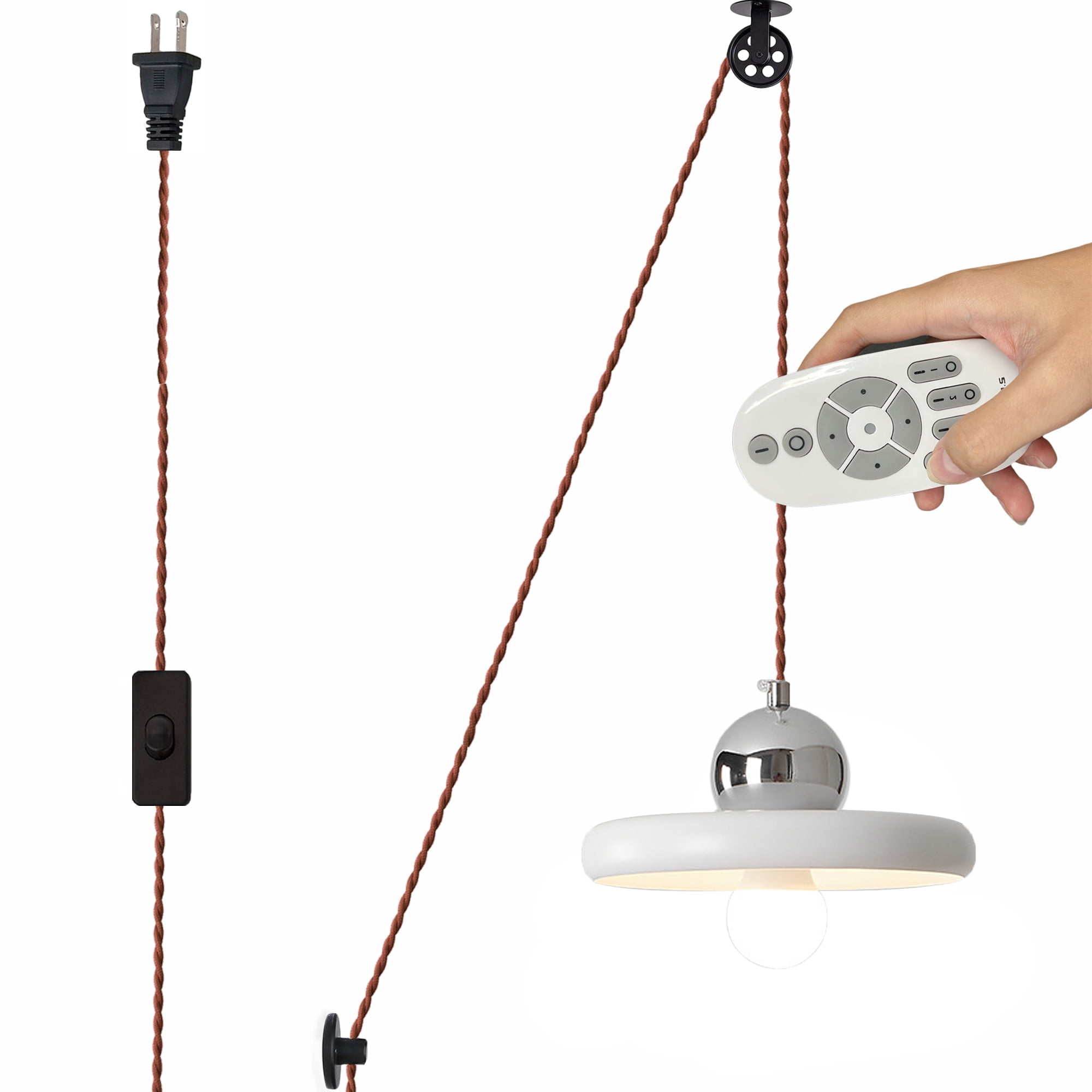 FSLiving No Wiring Needed Smart Group Control Stepless Dimming Handle ...