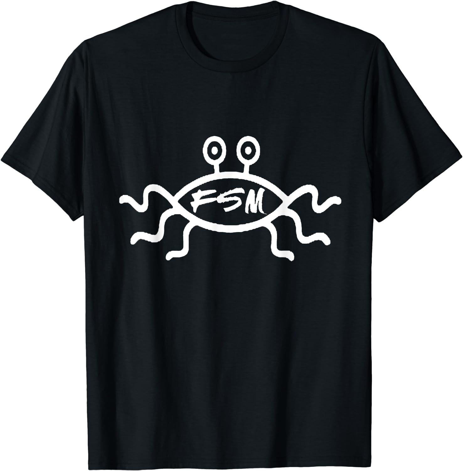 FSM Flying Spaghetti Monster Afterlife Pastafarian Atheist T-Shirt ...