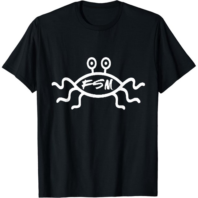FSM Flying Spaghetti Monster Afterlife Pastafarian Atheist T-Shirt ...