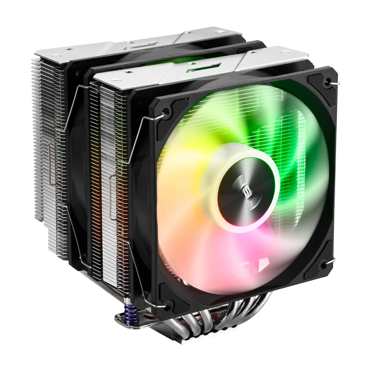 FSP MP7 ARGB High-Performance CPU Cooler with Dual Patented FDB Fans ...