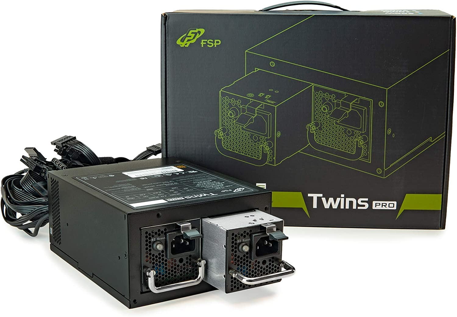FSP Twins Pro ATX PS2 1+1 Dual Module 900W Certified 80 Plus Gold Hot ...