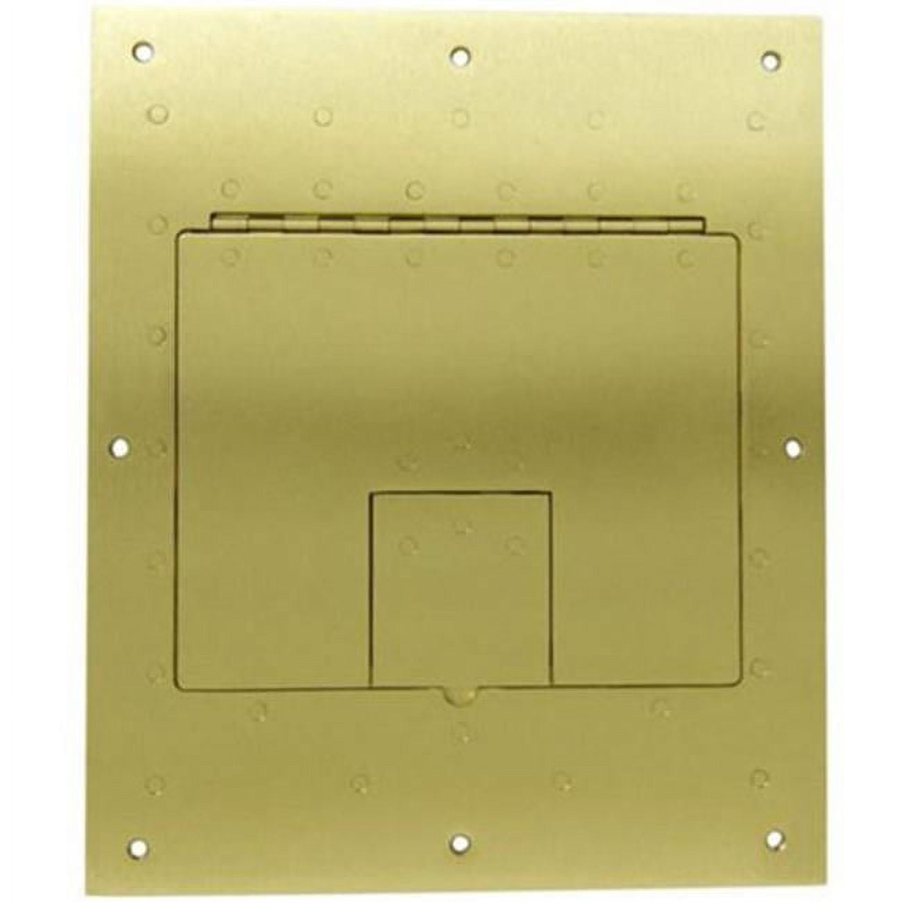 FSR FSR-FL-500P-BRS Flat Brass Floor Pocket Cover - Walmart.com