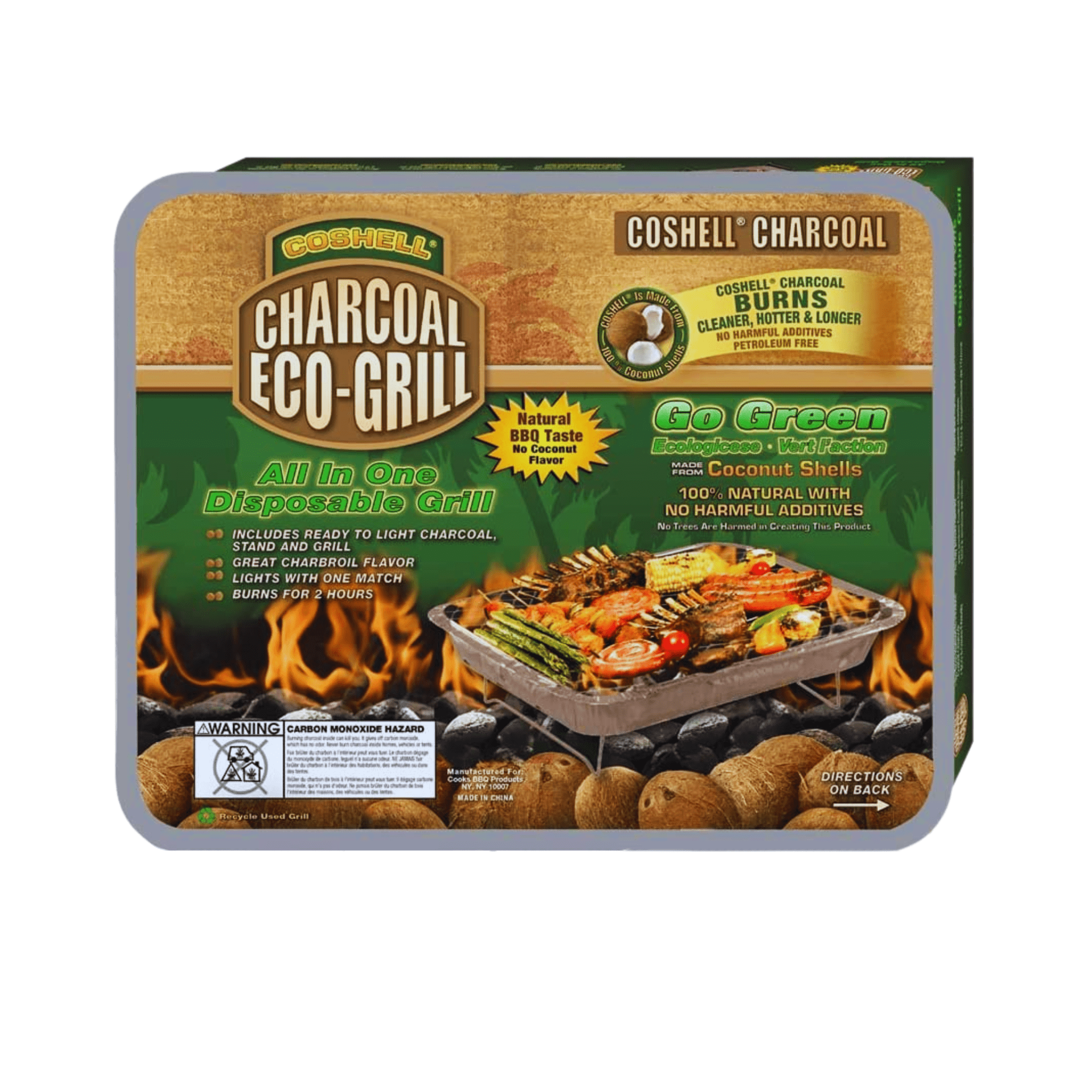 FSSTAM 12" Disposable Charcoal Grill, Portable - Walmart.com