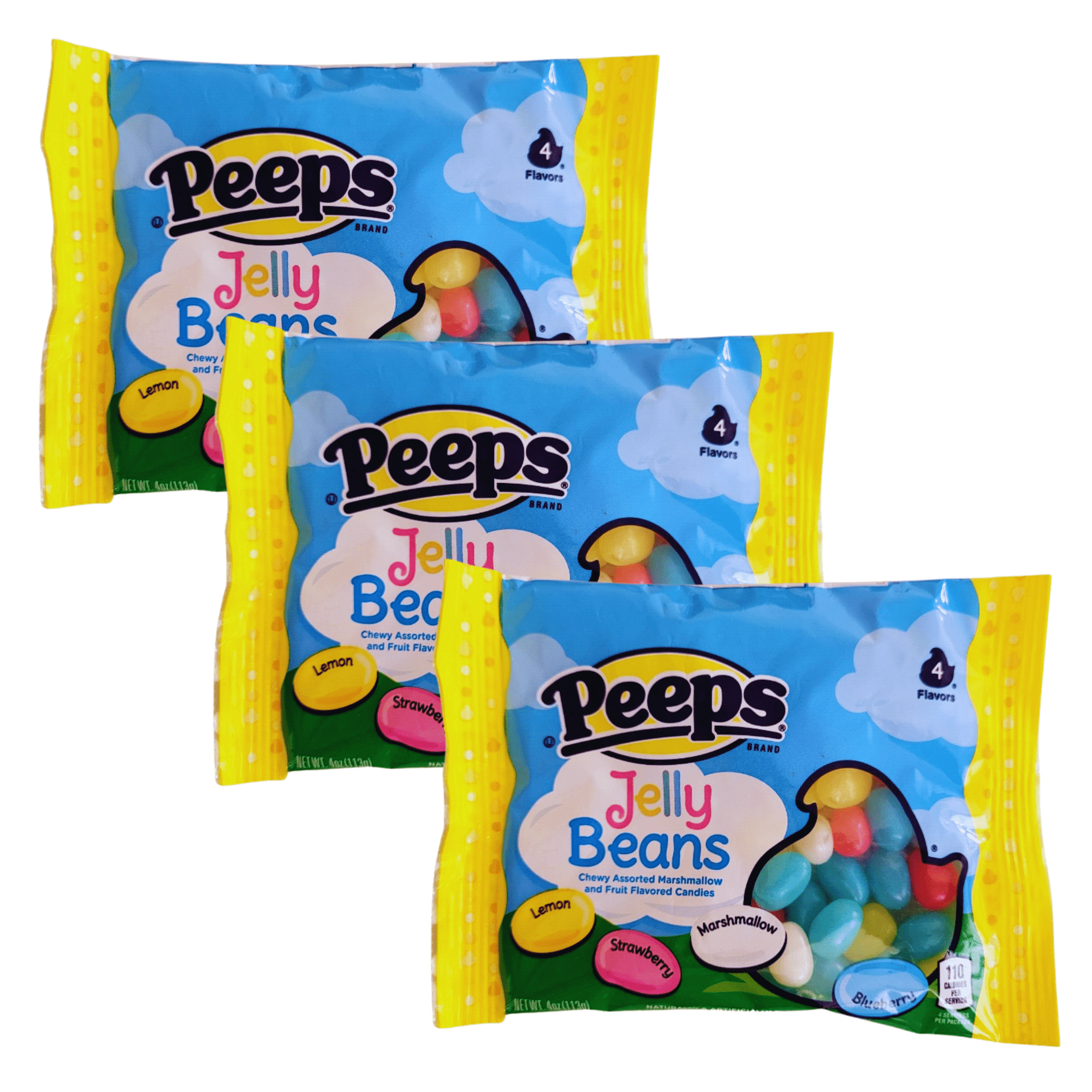 FSSTAM Chewy Jelly Beans Easter Candy, Assorted Marshmallow Fruit ...