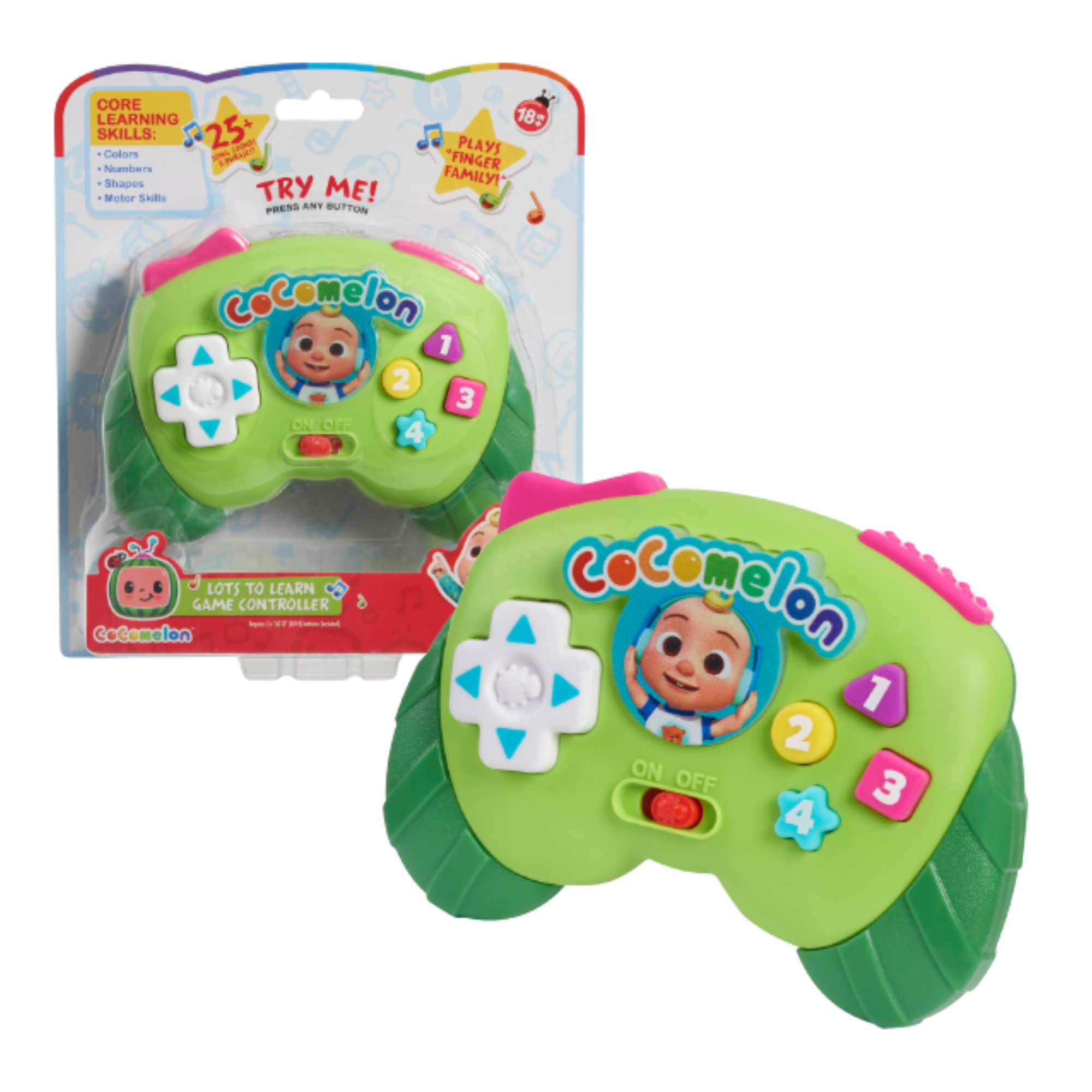 FSSTAM Cocomelon Game Controller Toy, Battery-Operated Fidgets, Learn ...
