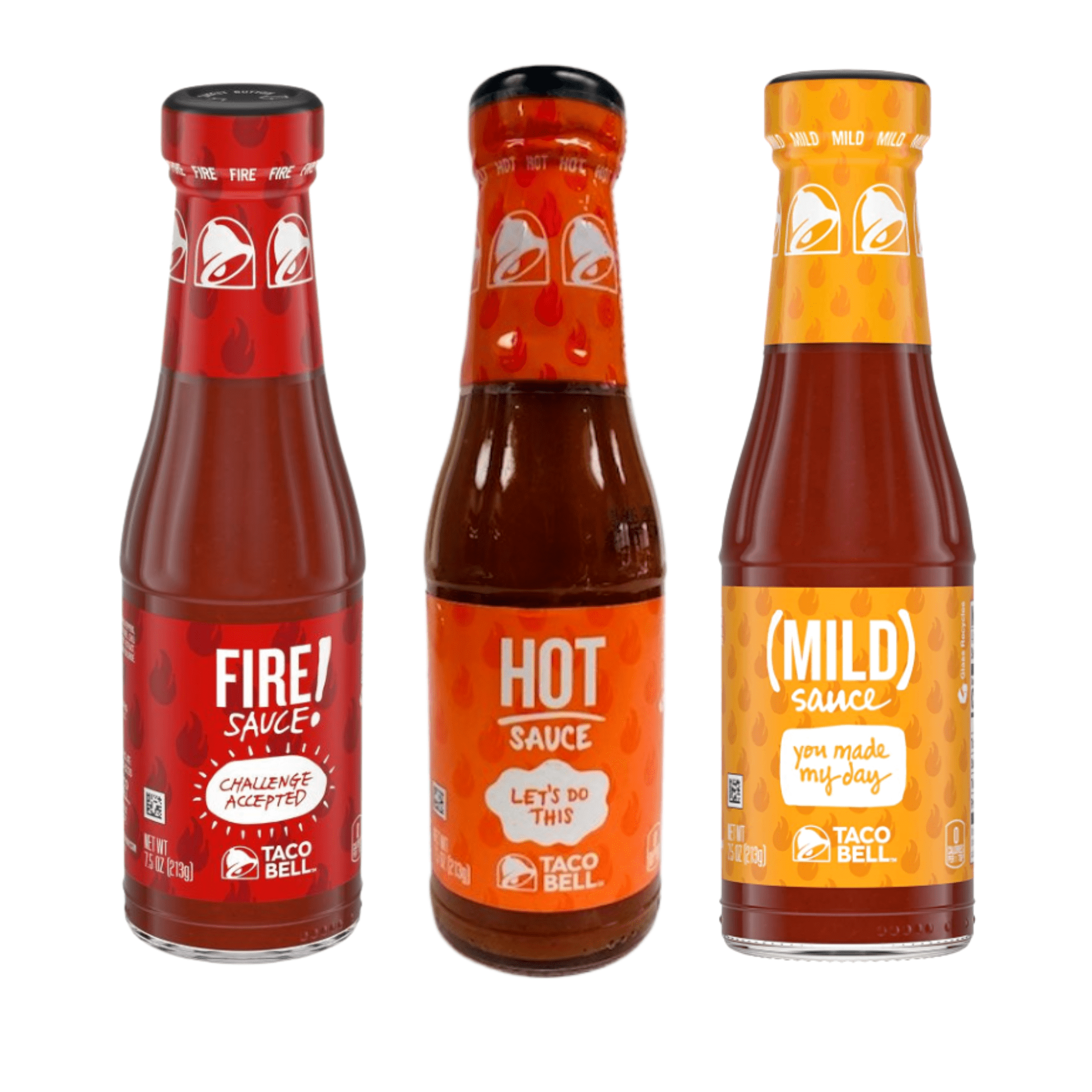 FSSTAM Taco Sauce Variety Pack- Mild Hot and Fire Sauce, Zero Calorie ...