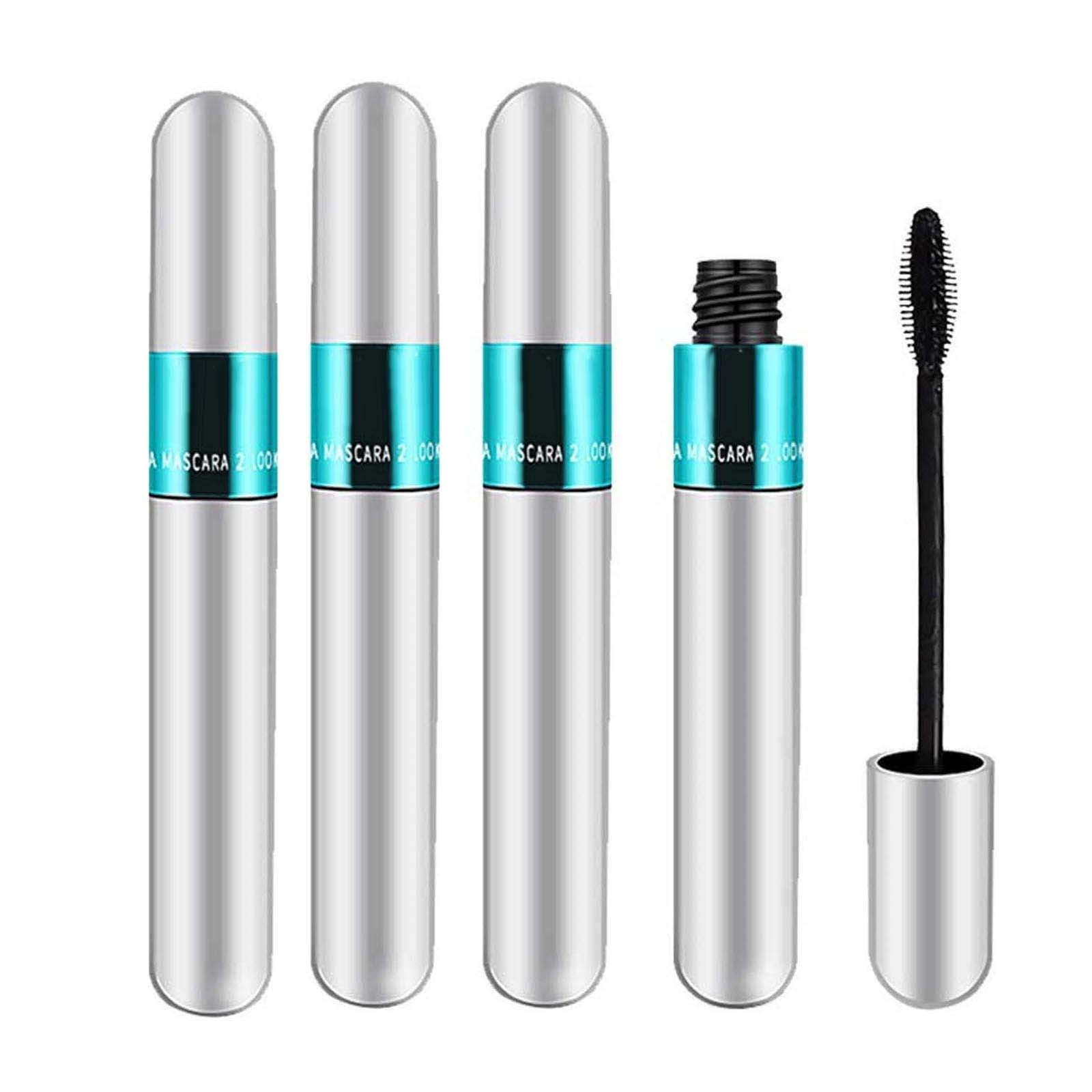 FSTDelivery 3 Pack 2 in 1 5x Longer Washable Mascara, 4D Silk Fiber ...