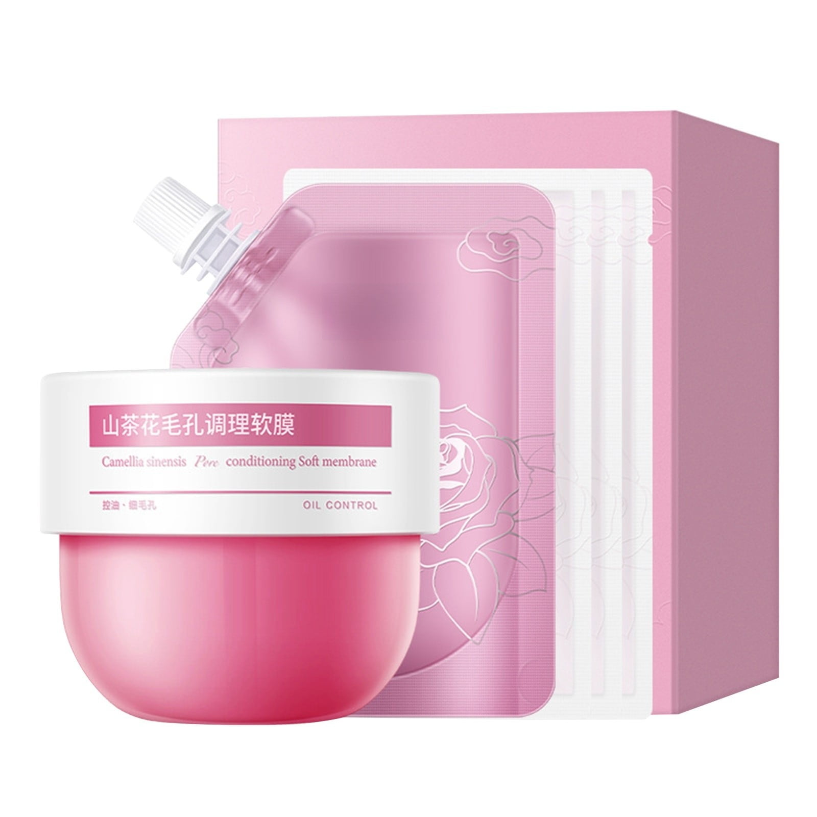 FSTDelivery Camellia Flower Peel Mask Exfoliating Clean Blackhead Cutin ...