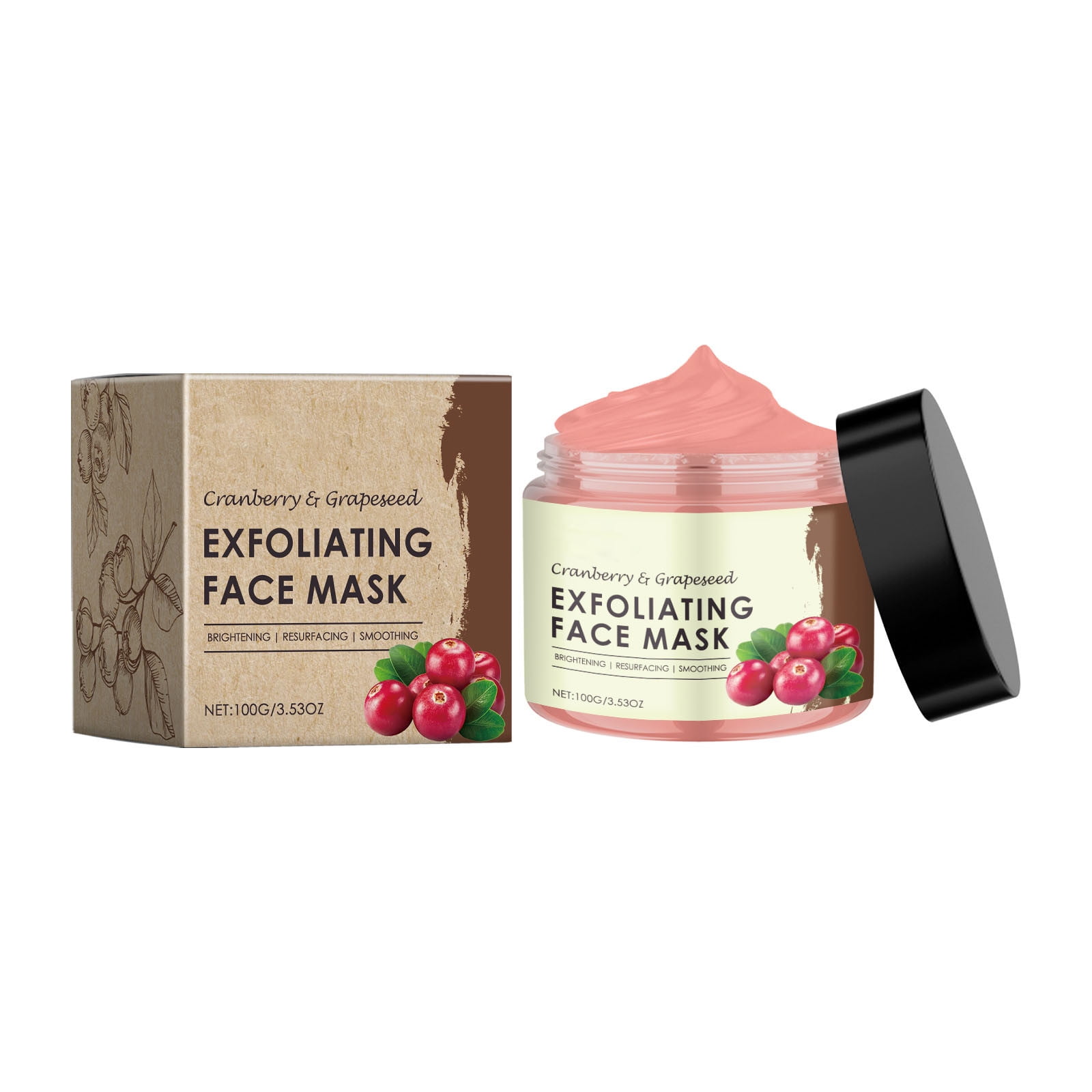 FSTDelivery Cranberry Exfoliating Mask Gentle Hydration Cleansing ...