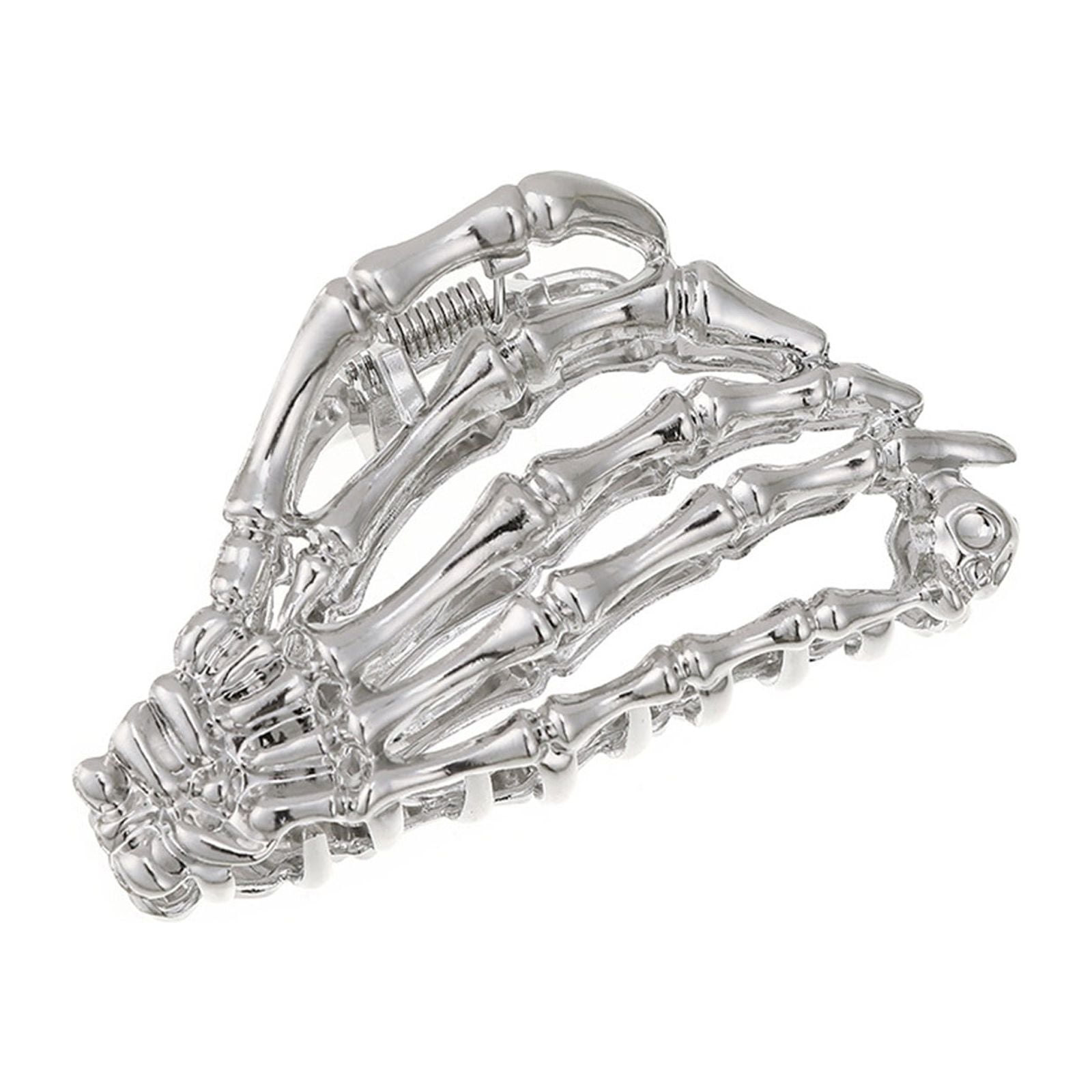 FSTDelivery Hair Clips Black Ghost Hand Hair Claw Clips with Skull ...