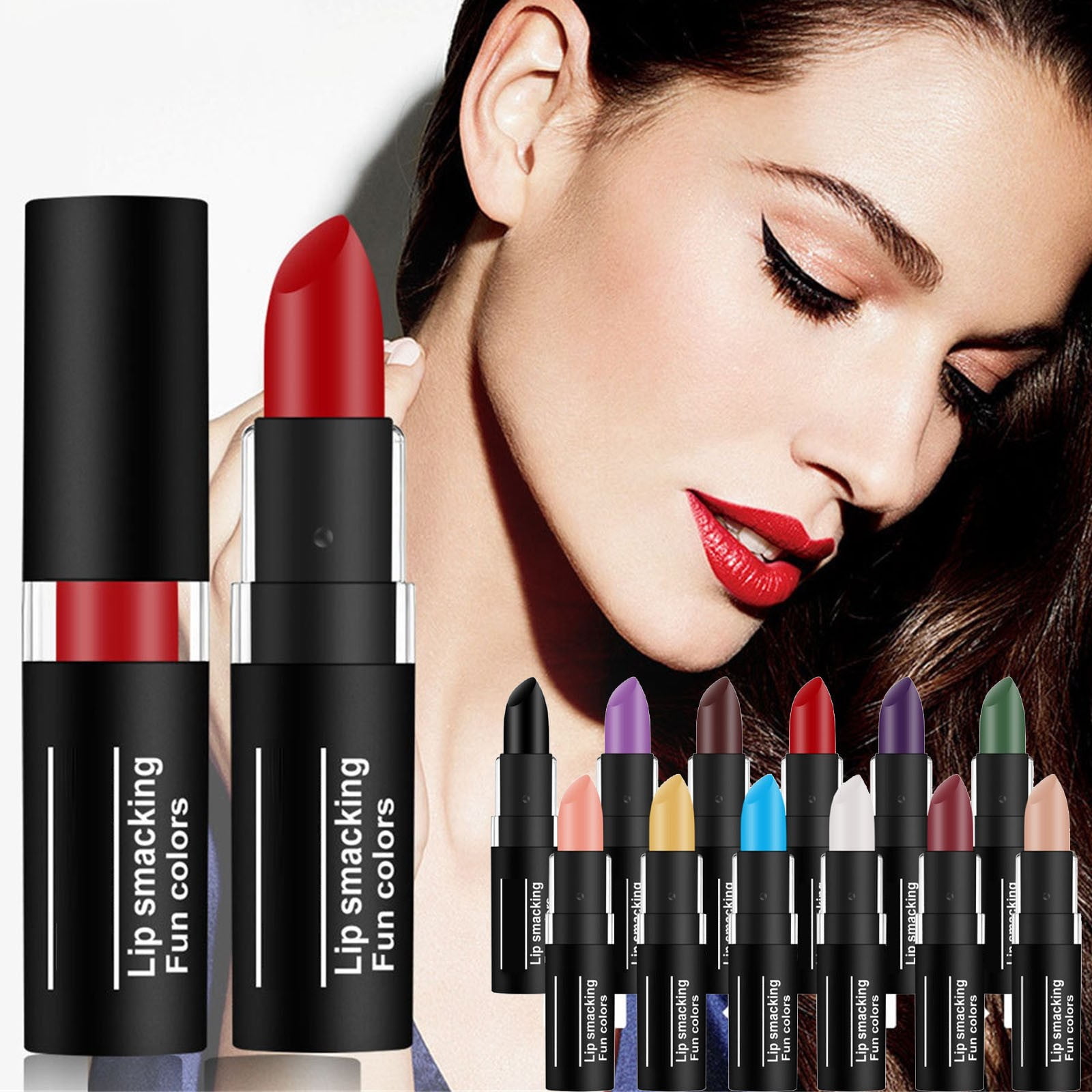 FSTDelivery Earthy Lipstick Long Lasting Goth Lip Gloss, Goth Lipstick ...