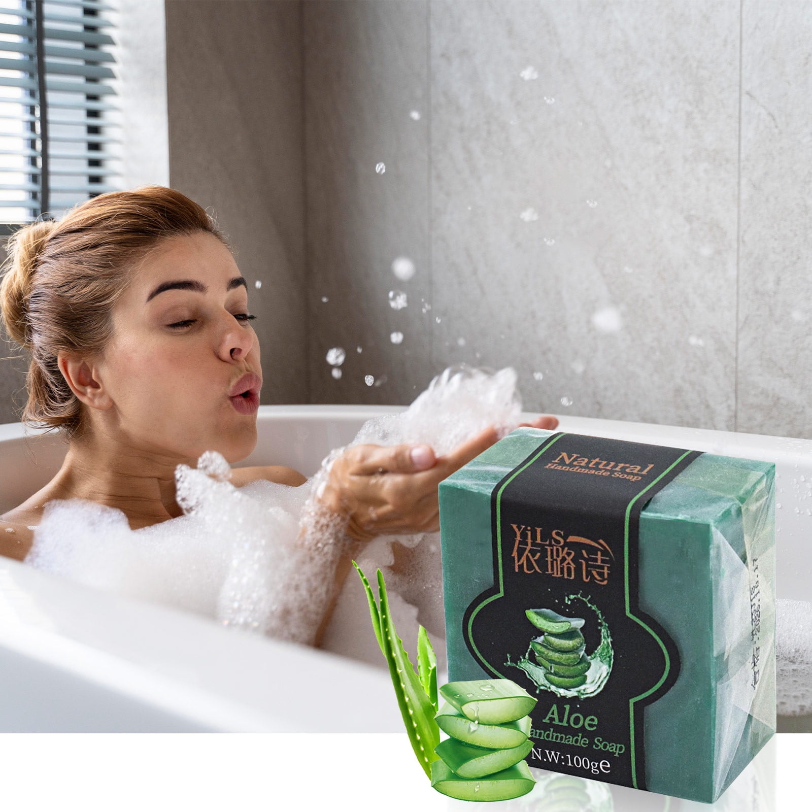 FSTDelivery Facial and Body Shower Soap, Gentle Bath Bar Soap, Family ...