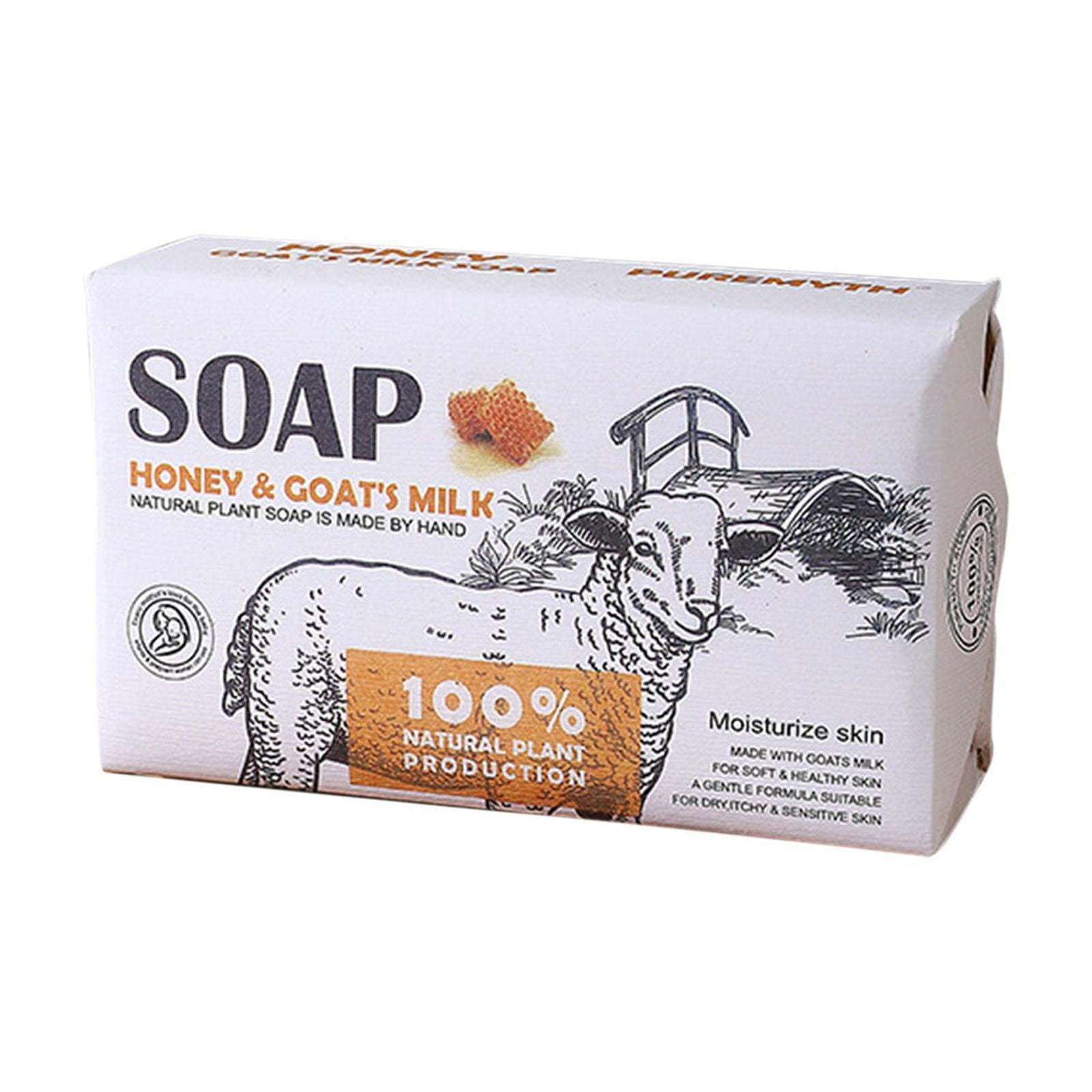 FSTDelivery Goat Milk Soap Bar Moisturizing Natural Soap Bar for Face ...