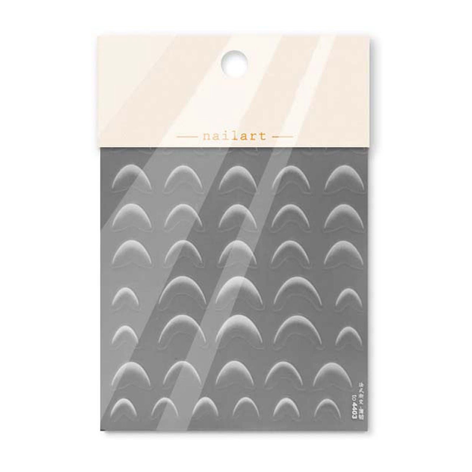FSTDelivery Gradient Color French Tip Line Nail Stickers, 3D Self ...