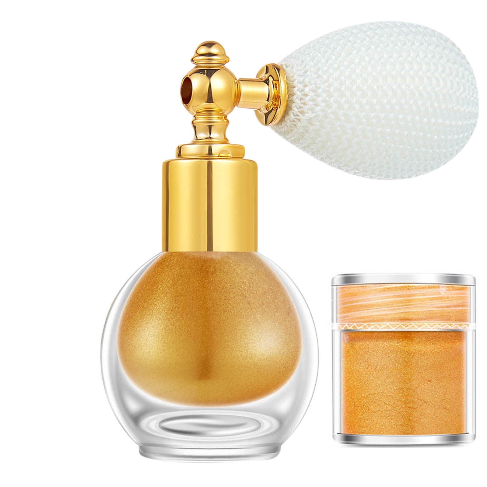 FSTDelivery Highlighter Powder Spray, Shimmering Spray Powder Sparkle ...