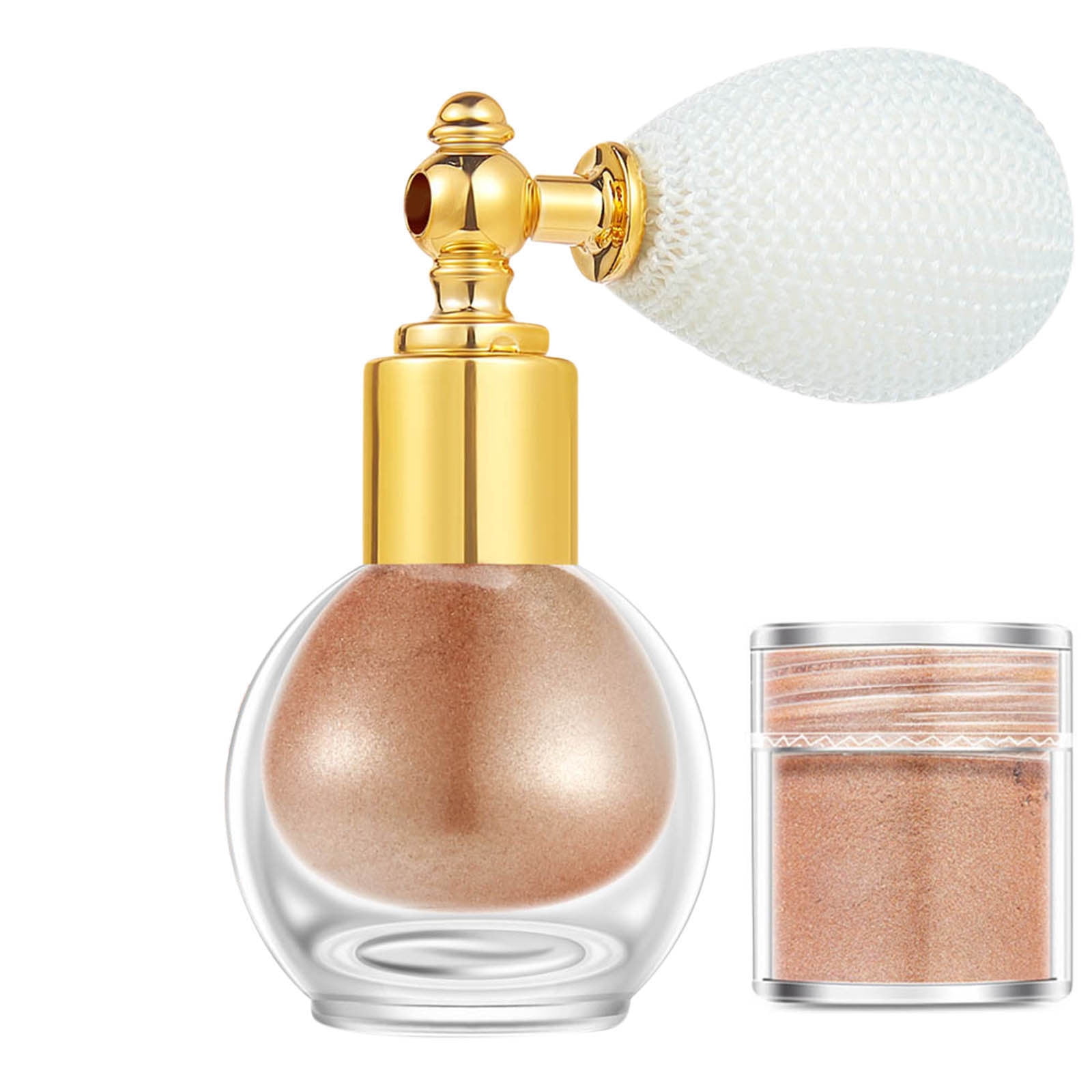 FSTDelivery Highlighter Powder Spray, Shimmering Spray Powder Sparkle ...