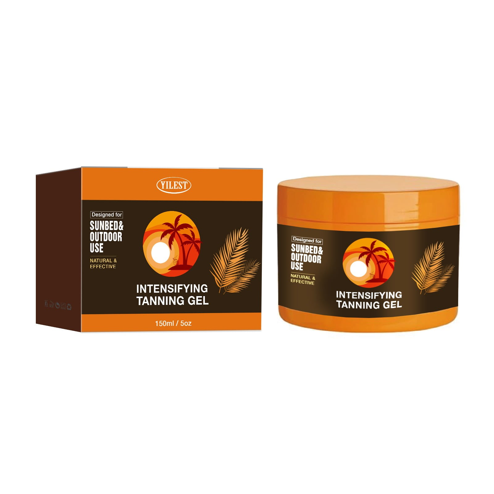 FSTDelivery Intensive Tanning Gel,Instant Tan Enhancer,Firming Self ...