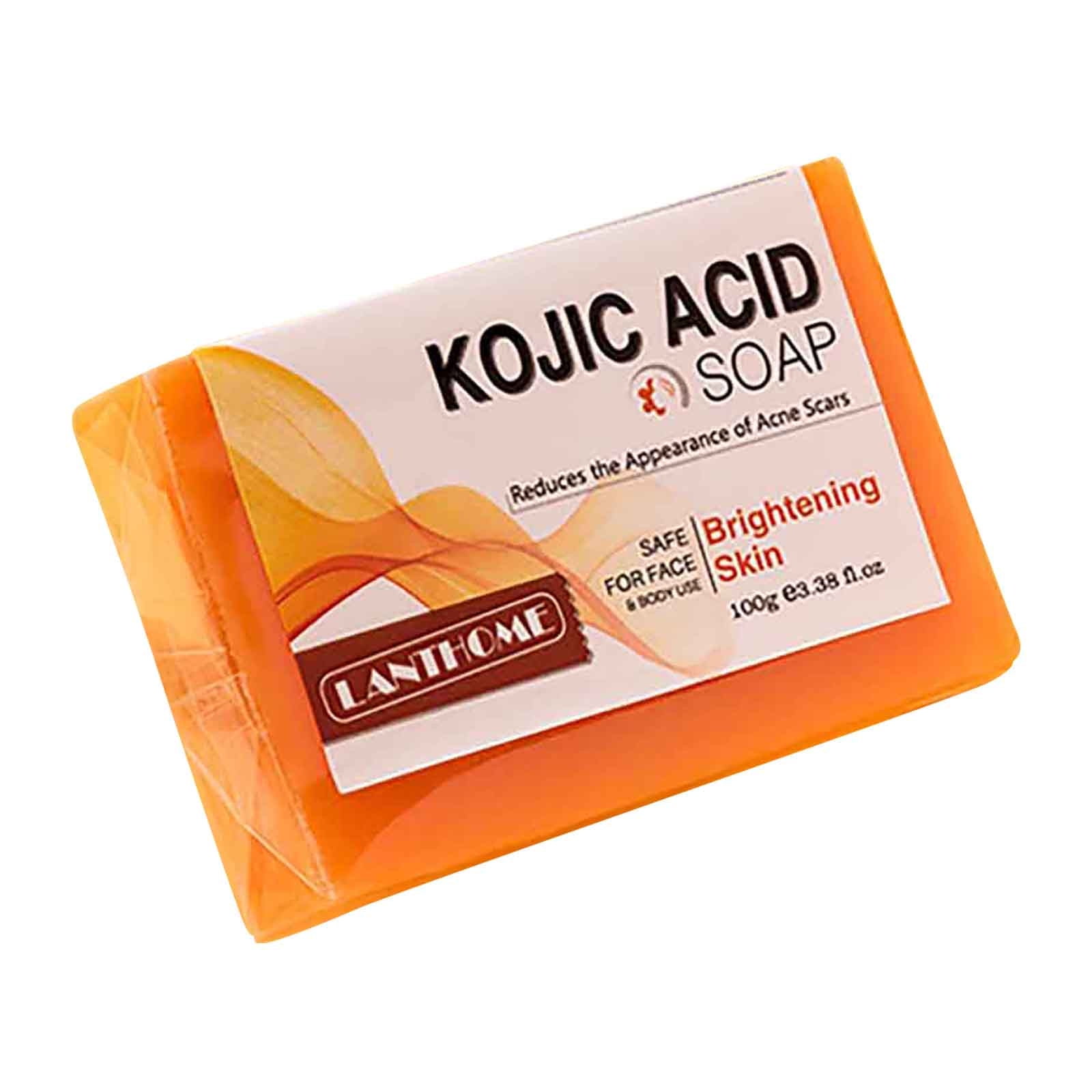 FSTDelivery Kojic Acid Soap, Lemon Turmeric Soap Bar for Face & Body ...