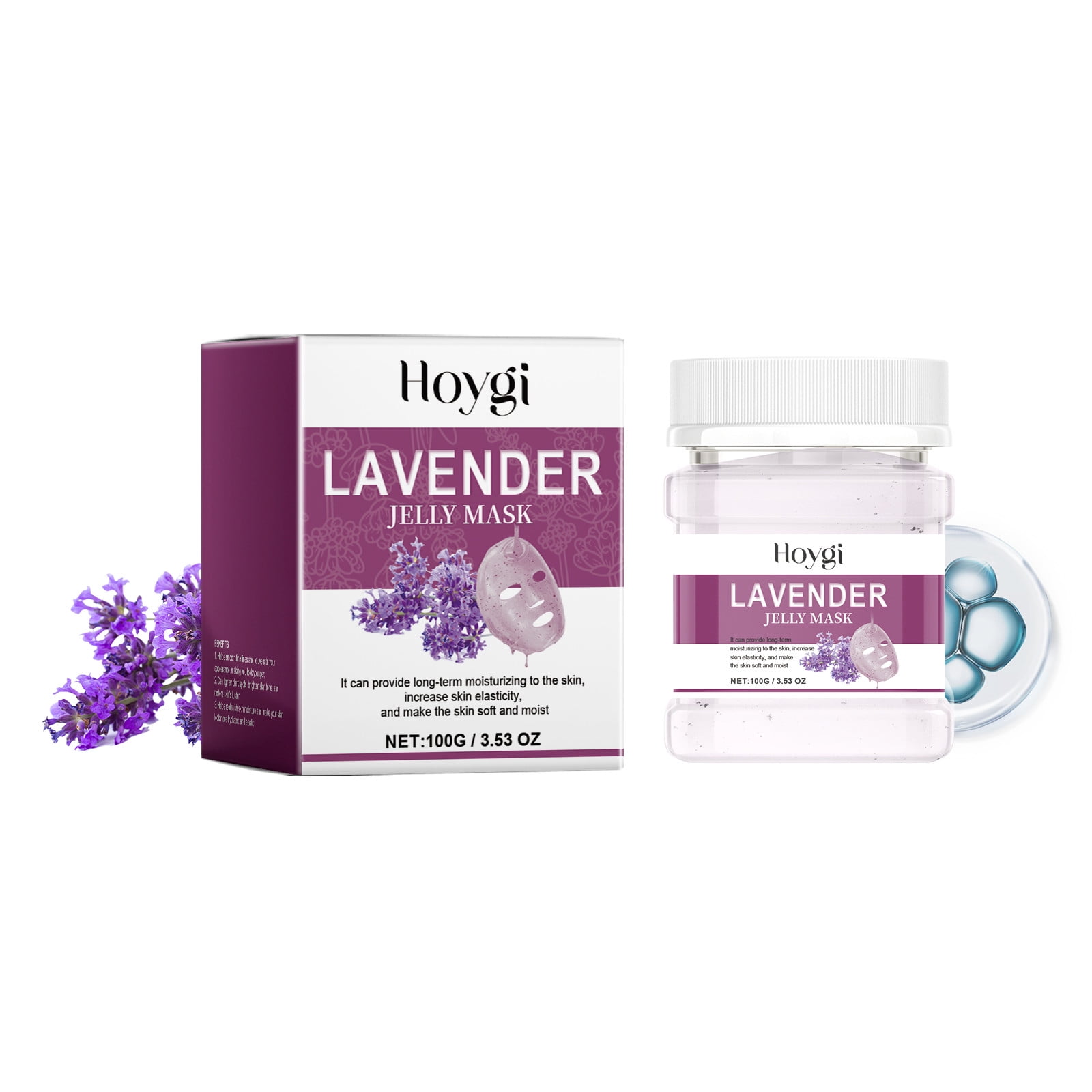 FSTDelivery Lavender Jelly Masks For Facials Professional, Lavender ...