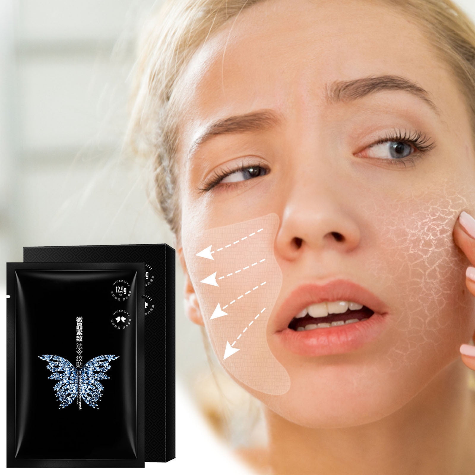 FSTDelivery Microcrystalline Nasolabial Folds Removal Mask, Hyaluronic ...