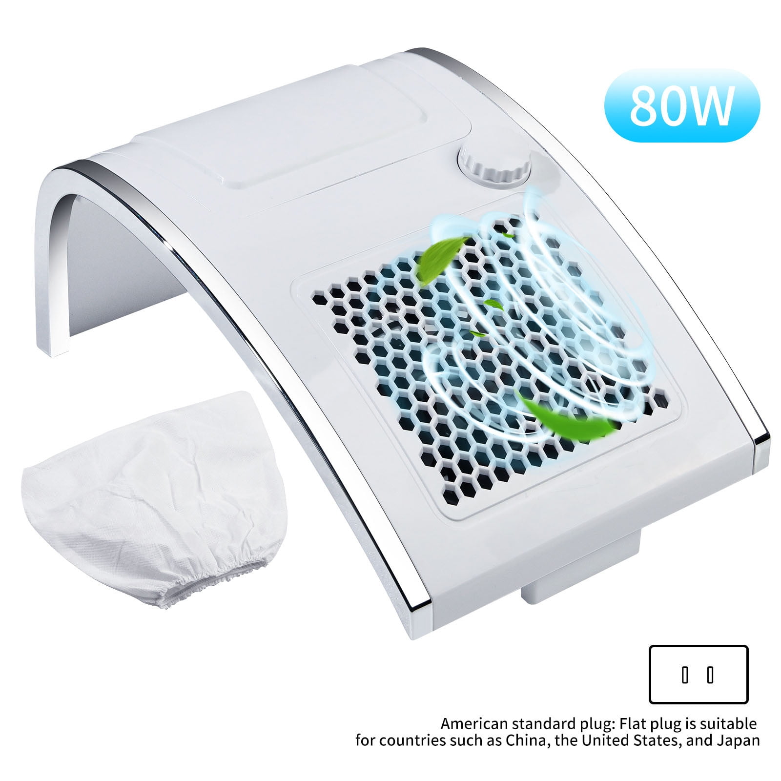 FSTDelivery Nail Dust Collector,Compact Vacuum Fan Dust Collector for ...