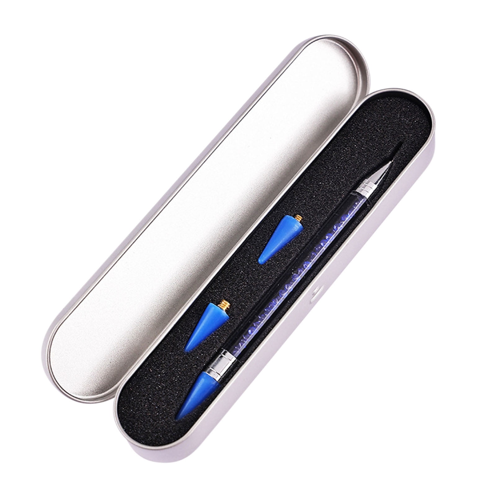 FSTDelivery Nail Rhinestone Picker Dotting Tool w/Extra 2 Wax Head,Dual ...