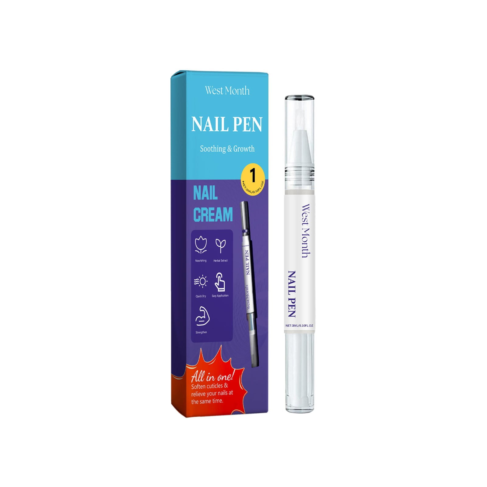 FSTDelivery Natural Cuticle Oil Pen: Revitalizing Cuticle Oil for Nails ...