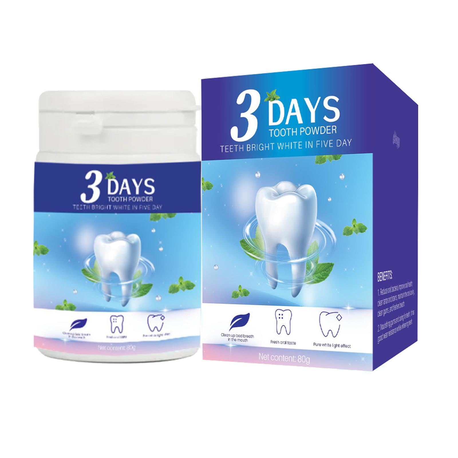 FSTDelivery Natural Tooth Powder,Remineralizing Teeth Whitening Powder ...