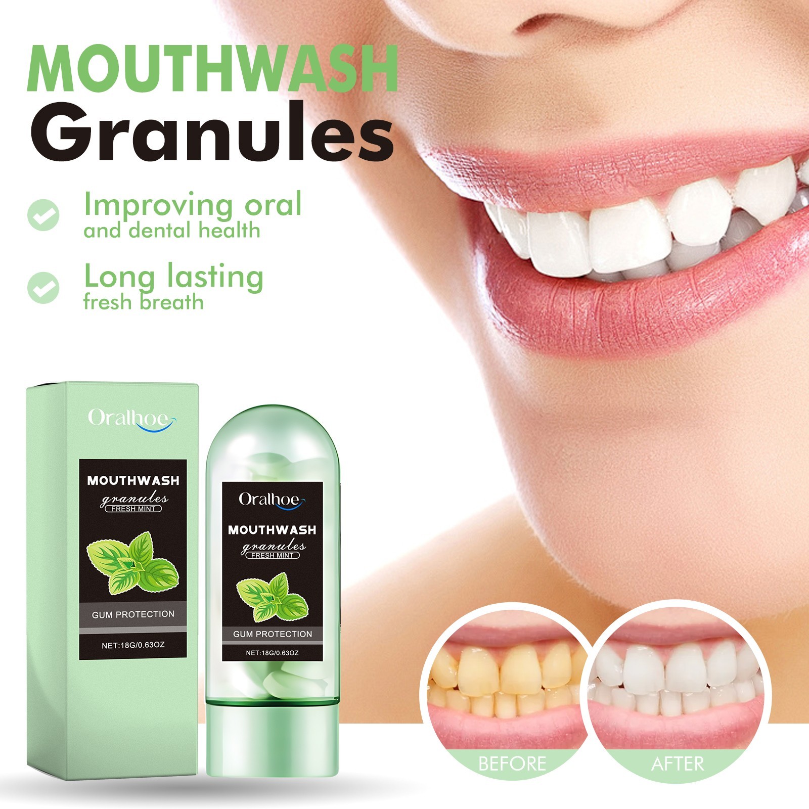 FSTDelivery Natural Toothpaste Tablet Bits - Chewable Mouthwash ...