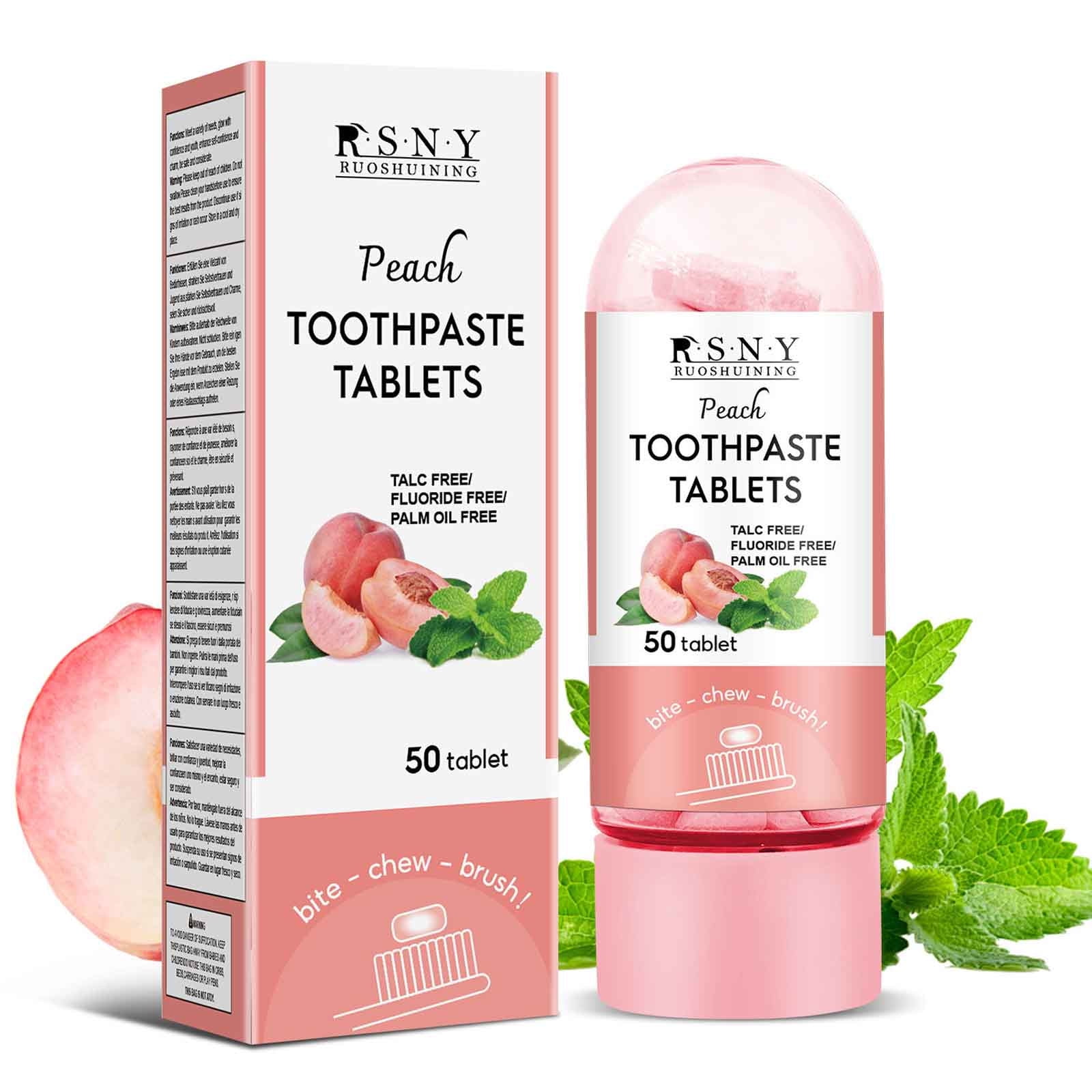 FSTDelivery (No Bad Stuff) Toothpaste Tablets,Nano Hydroxyapatite ...