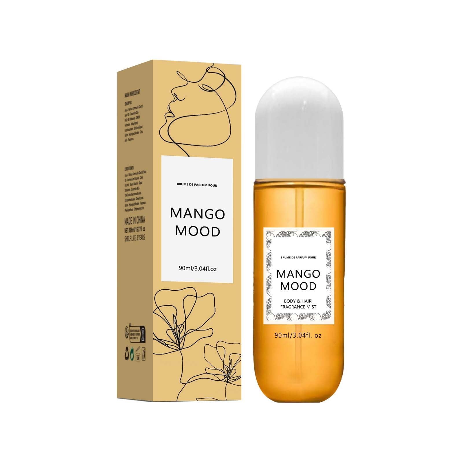 Fstdelivery Perfumes For Women Eau De Parfum Perfume Spray For Hair And Body Long Lasting