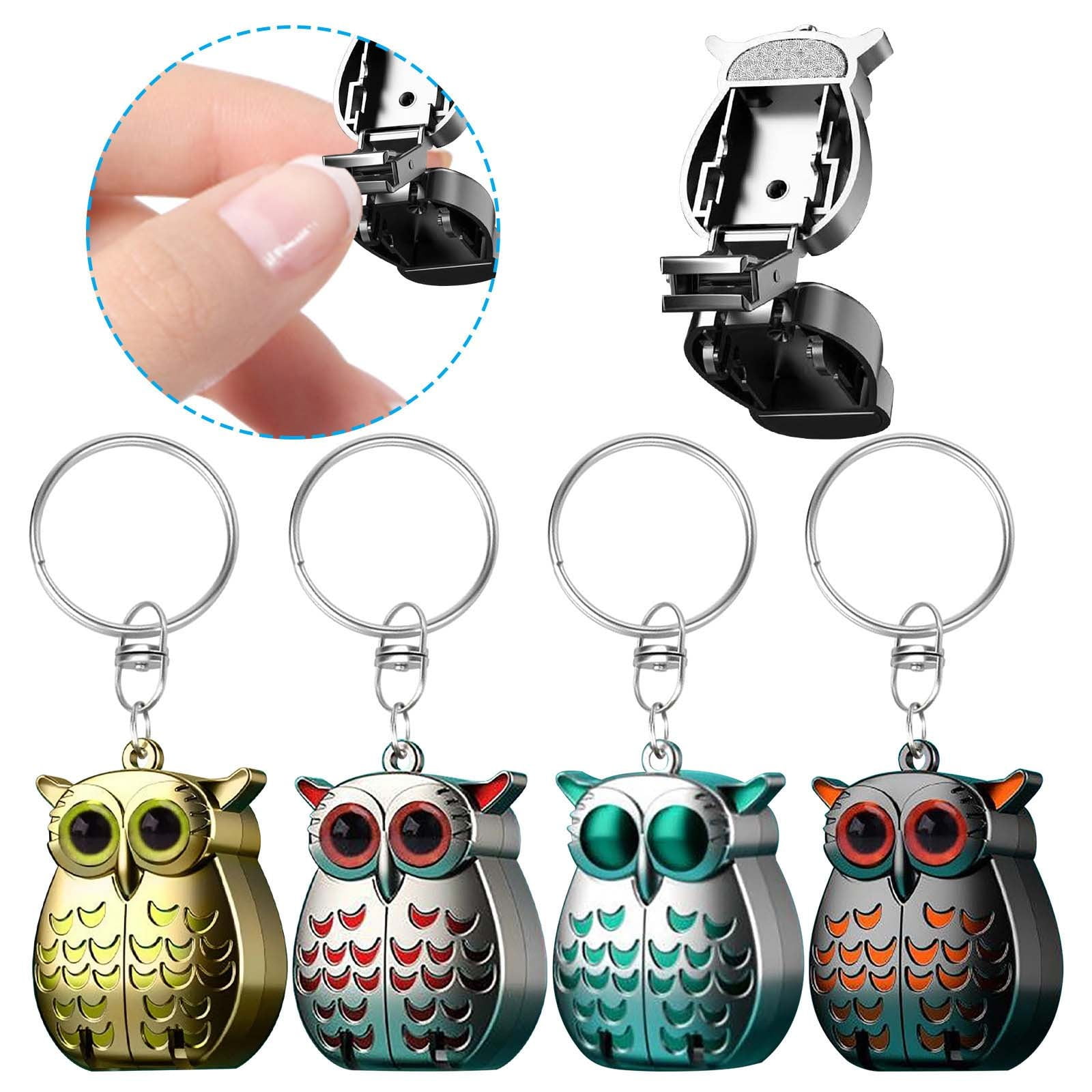 FSTDelivery Portable Owl Keychain Nail Clipper,2025 New 2-in-1 Foldable ...