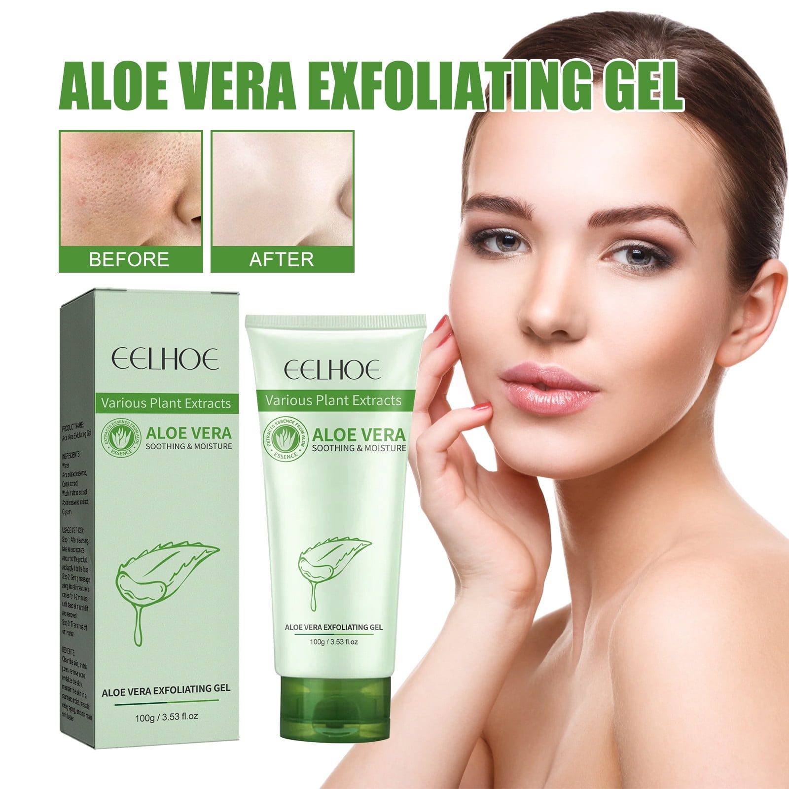 FSTDelivery Purifying Face & Body Exfoliating Cream,Gel Scrub for Face ...