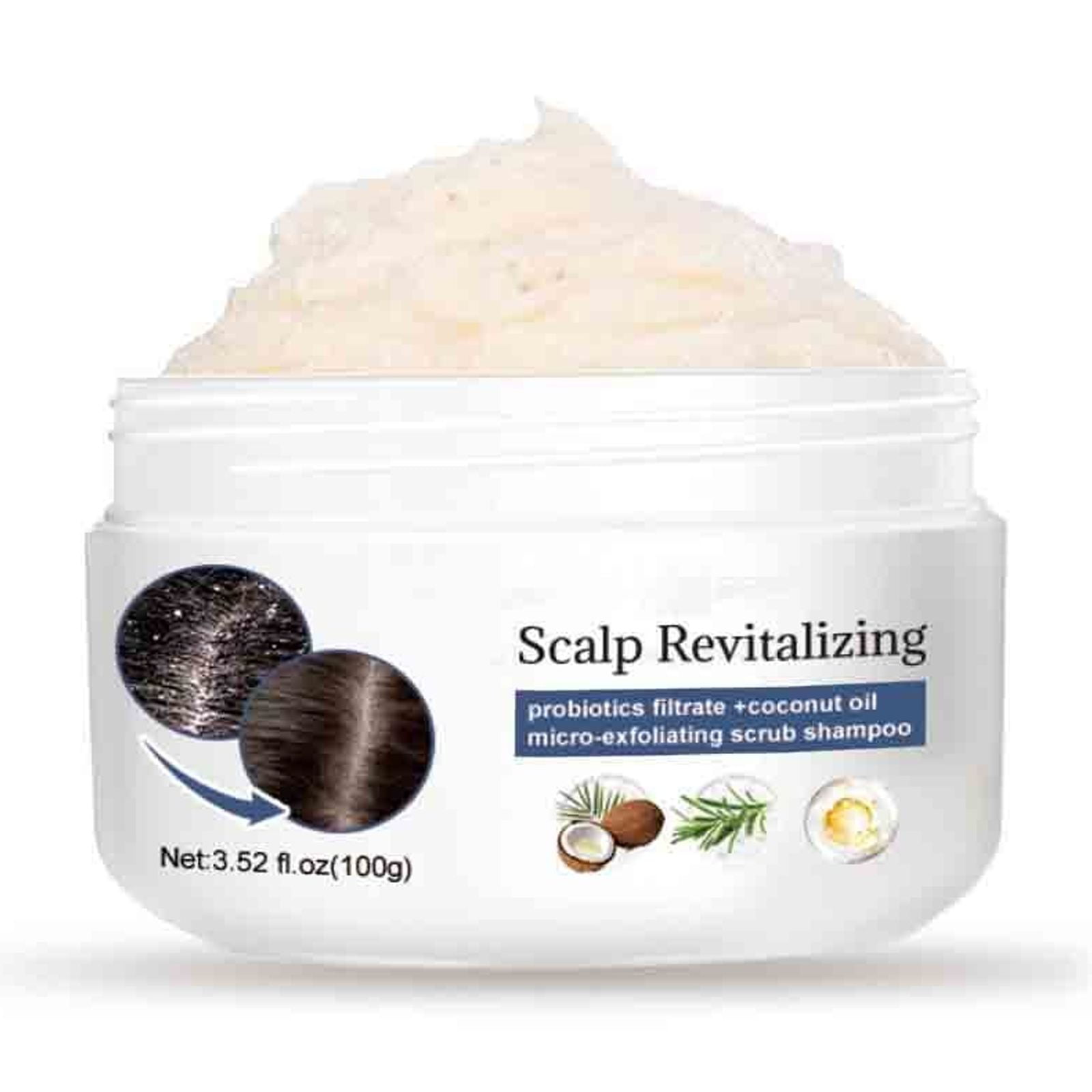 FSTDelivery Scalp Scrub, Rosemary Scalp Exfoliator Scrub Shampoo, 2-in ...