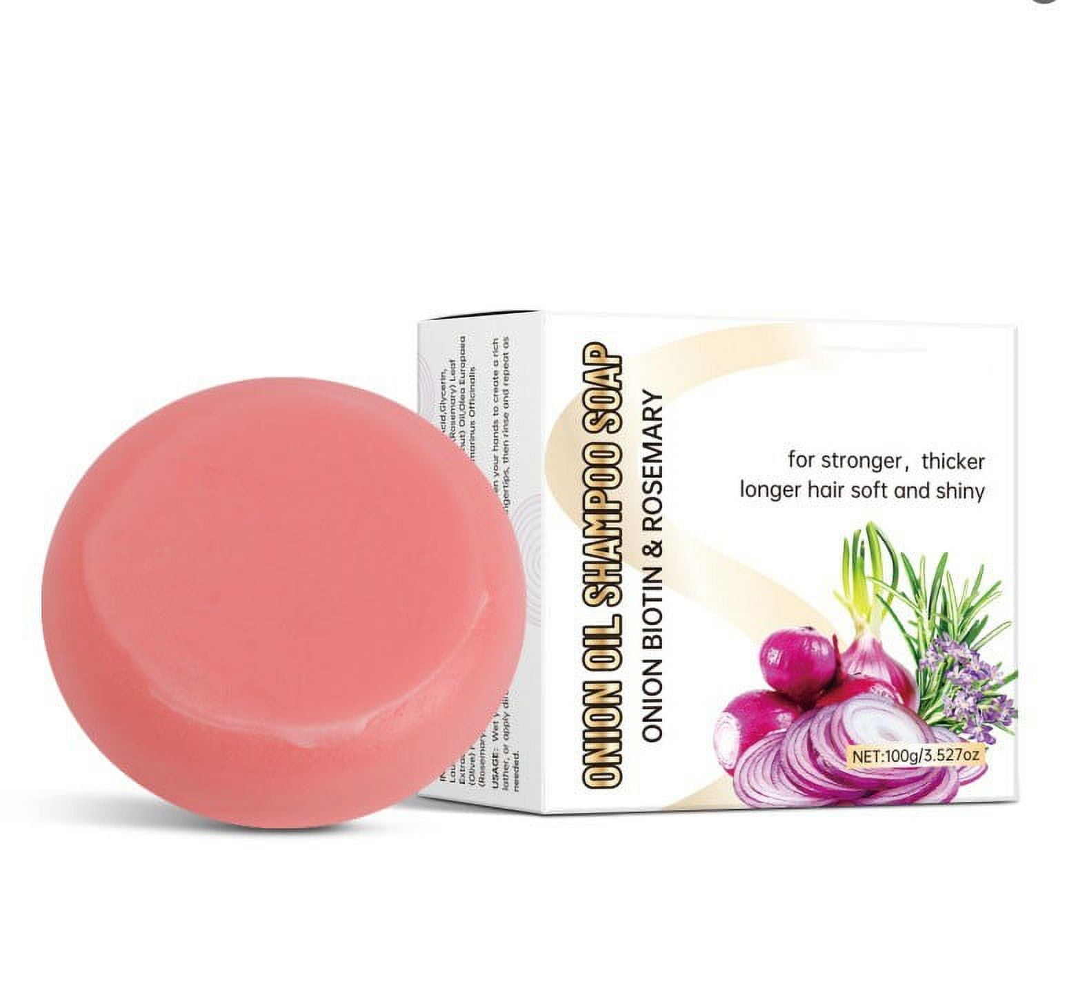 FSTDelivery Solid Shampoo Bar and Conditioner Effect Hair Soap,100% ...