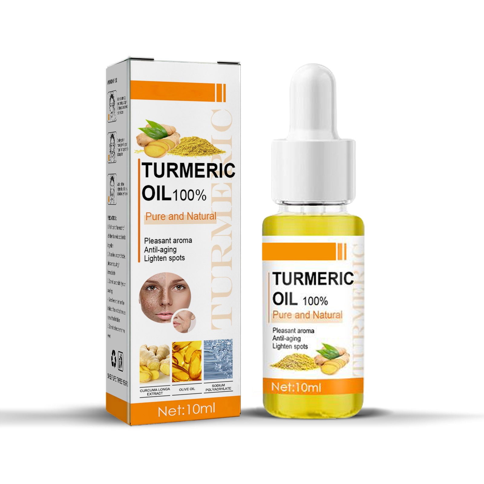 FSTDelivery Turmeric Serum for Face & Body - All Natural Turmeric Skin ...