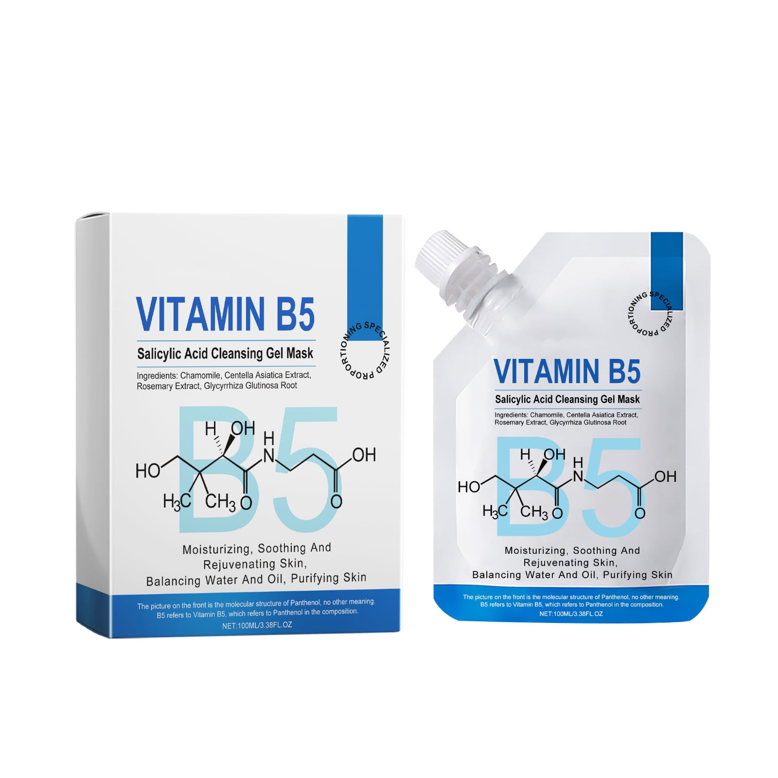 FSTDelivery Vitamin B5 Salicylic Cleansing Gel Mask Salicylic Vitamin ...