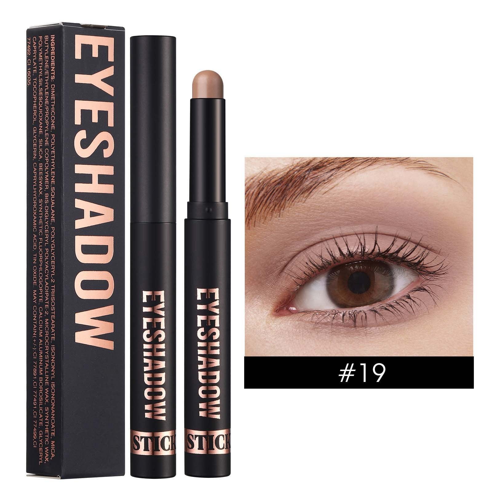 FSTDelivery Waterproof Cream Eyeshadow Stick,Matte Nude Eye Shadow ...