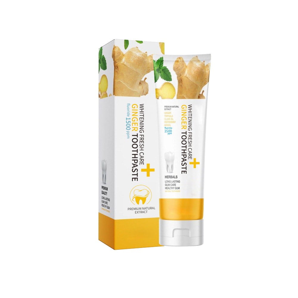FSTDelivery Whitening Fresh Care,Ginger Toothpaste,Fluoride 1500 ppm ...