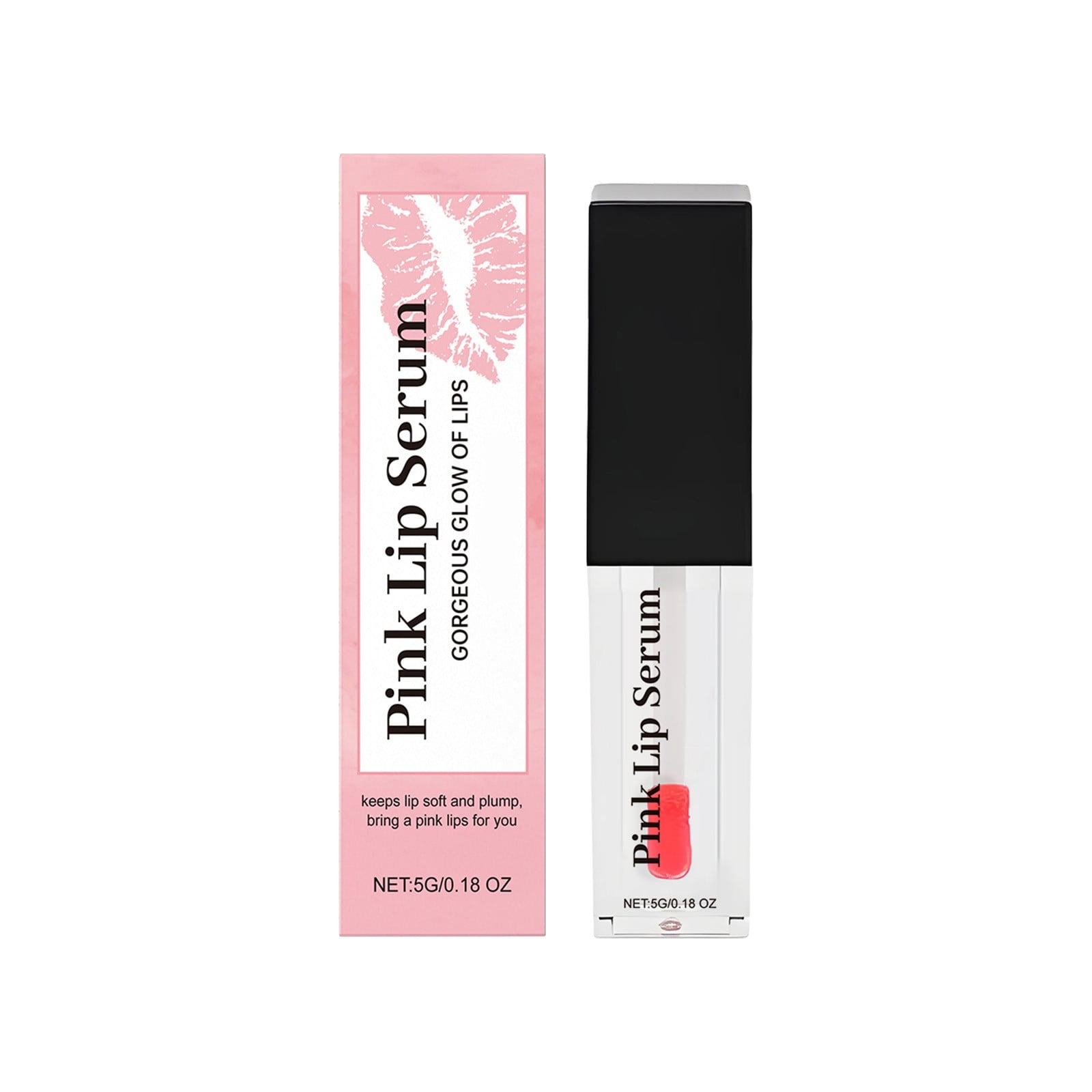 FSTdelivery Color Changing Lip Gloss, Pink Magic Mood Lipstick Hydrating Lip Glow Oil Lip Tint ...