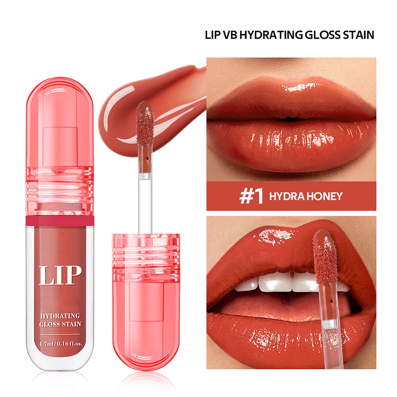 FSTdelivery Hydrating Gloss Stain – Lip Tint Gloss with 12HR Hydration ...