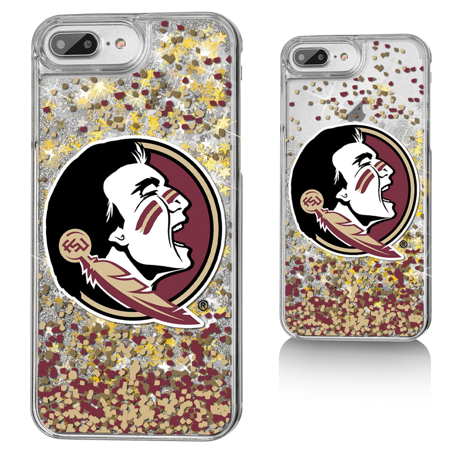 Florida State Seminoles iPhone Glitter Confetti Design Case - Walmart.com