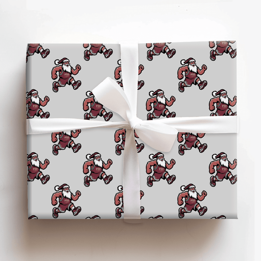 FSU Holiday Tip-Off - Christmas Wrapping Paper Roll - Gift Wrap for ...