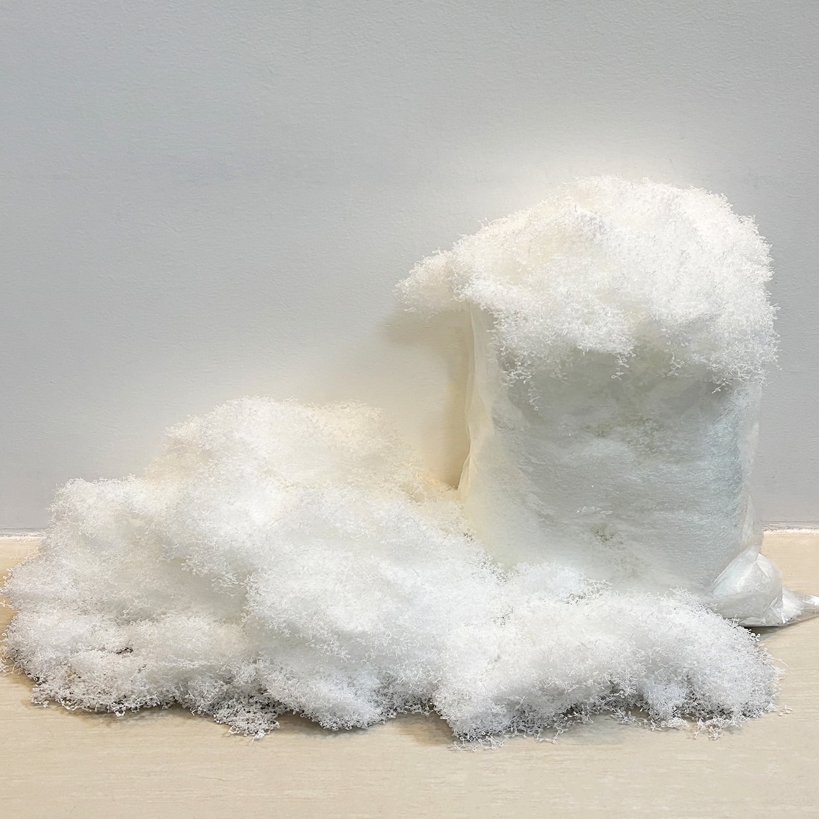 FSZNKJ White Artificial Moss - 100g Fluffy Faux Moss for DIY Crafts ...