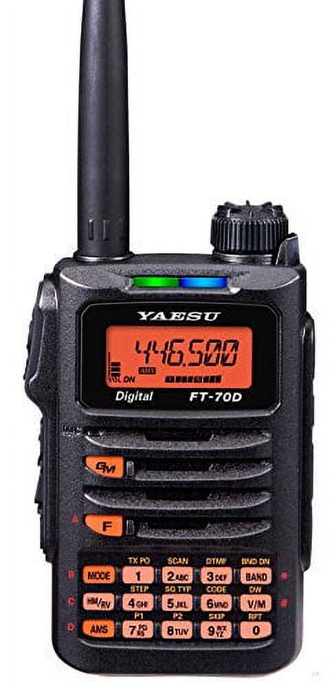 Yaesu FT-70DR Handheld Ham Radio Transceiver, 144/430 MHz, C4FM / FDMA ...