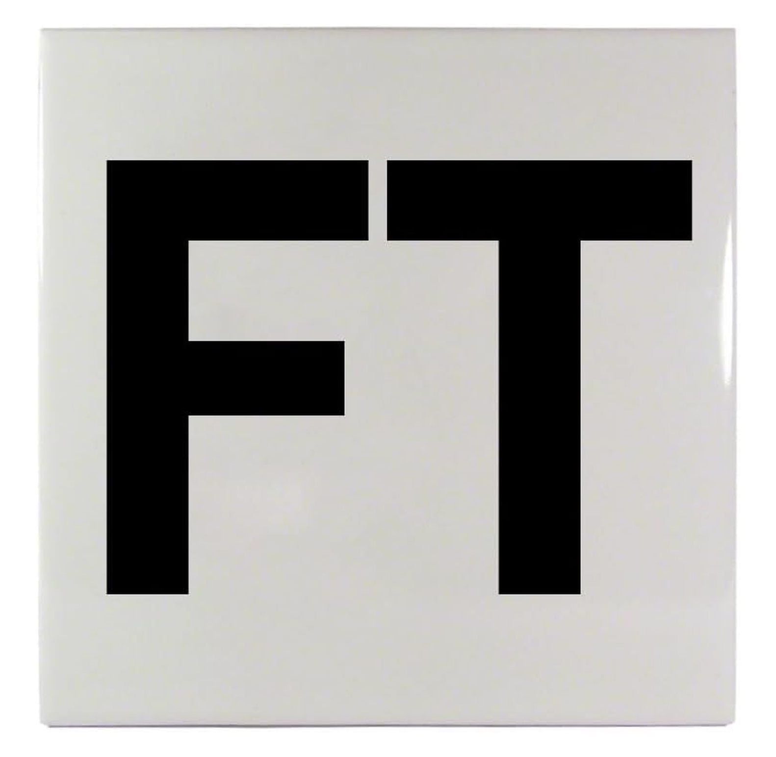 FT Message - 6 x 6 Inch Skid Resistant Tile Depth Marker with 4 Inch ...