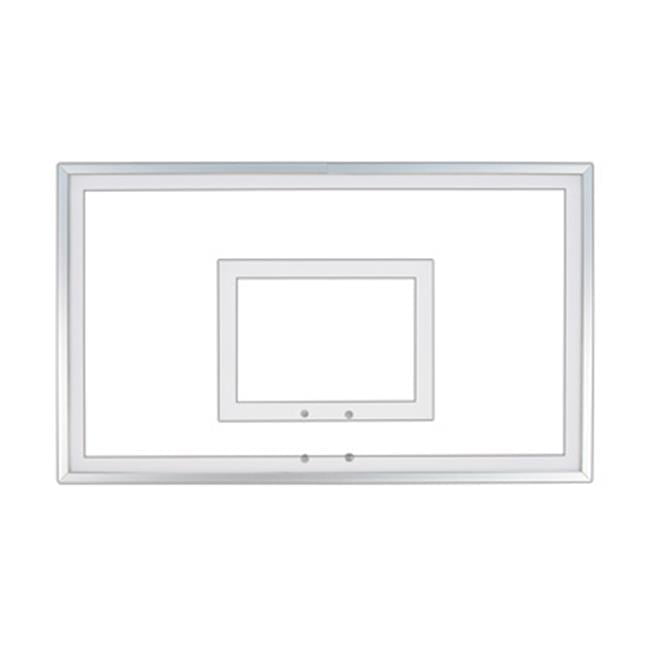 FT220 Acrylic 36 x 60 in. Framed Acrylic Backboard, Black - Walmart.com